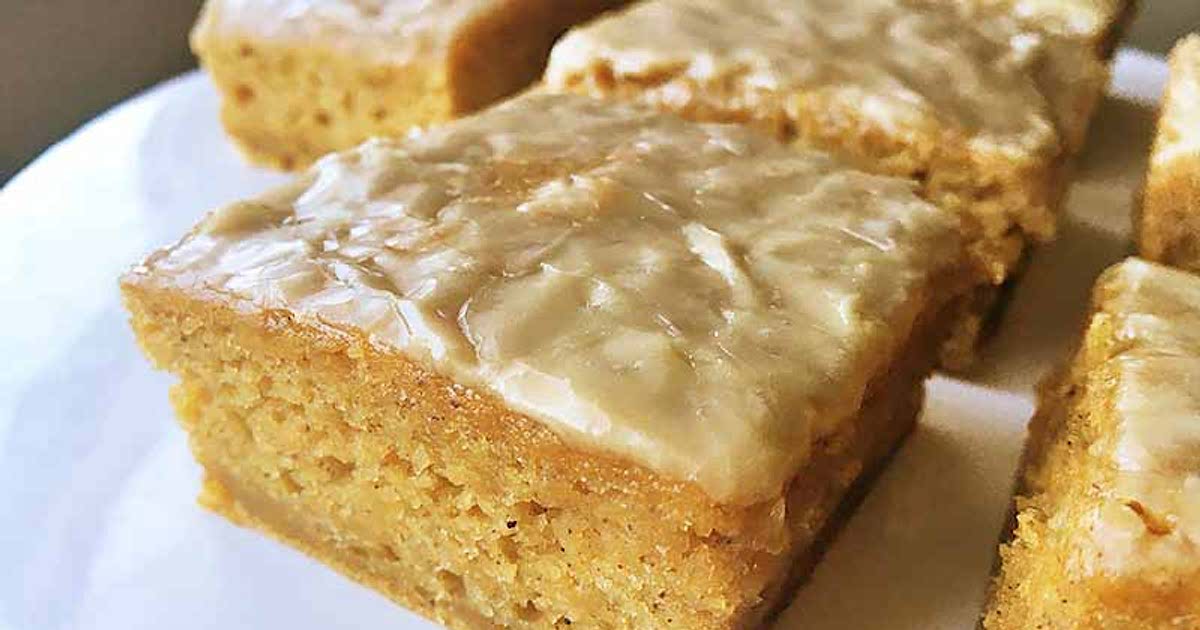 Sweet Potato Blondies with Maple Syrup Glaze Recipe - Samsung Food