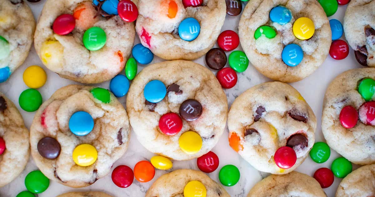 Mini M&M Cookies Recipe - Samsung Food