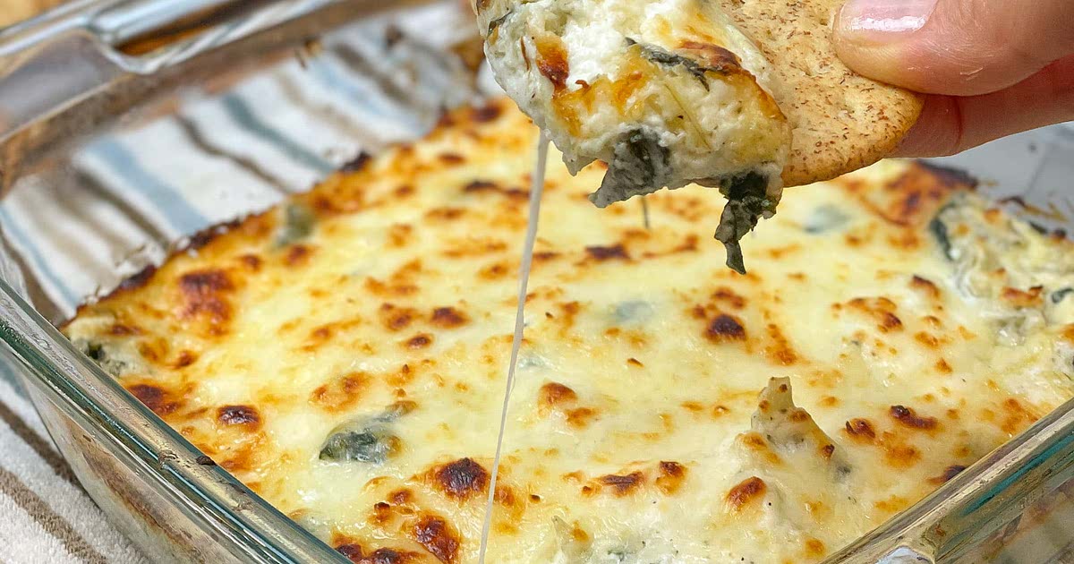 French Onion Spinach Artichoke Dip Recipe - Samsung Food