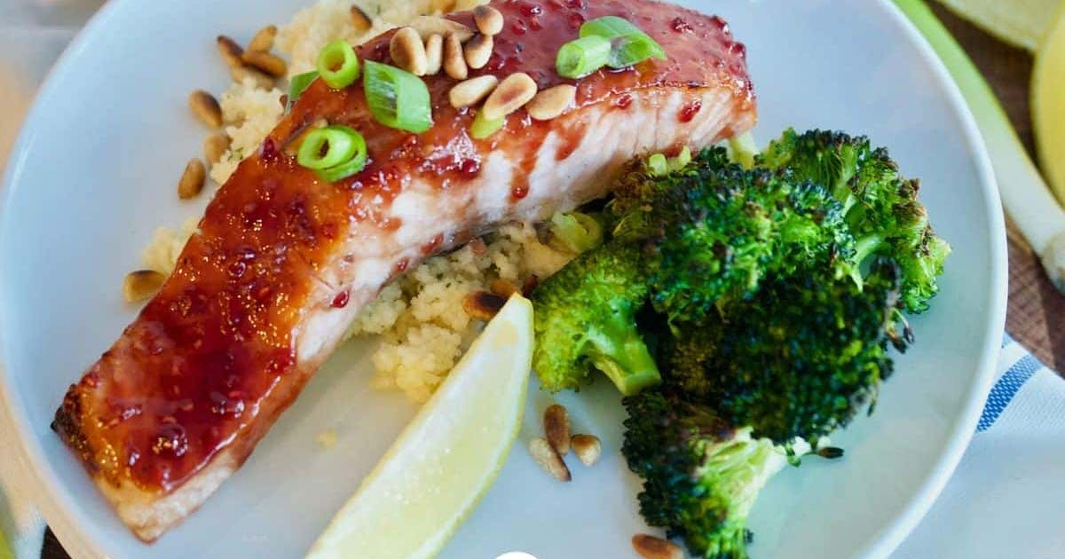 Easy Raspberry Glazed Salmon Recipe | Samsung Food App