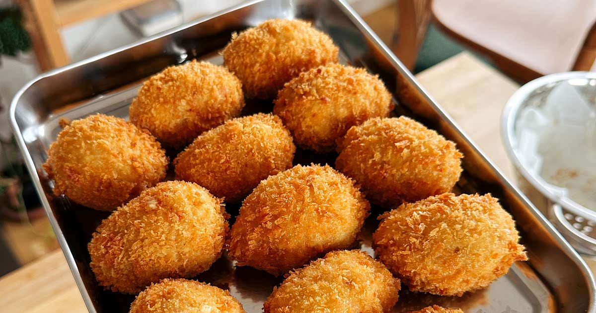 Vegan Crab Cream Korokke Recipe — Samsung Food
