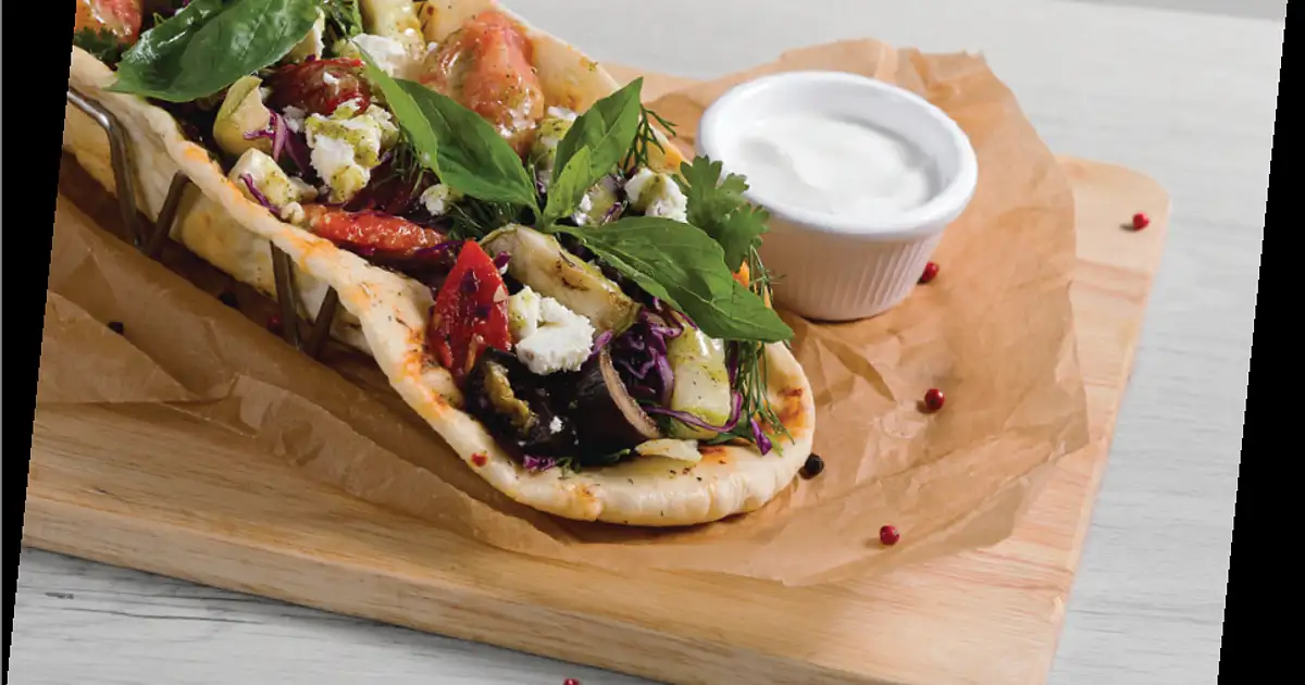 Crunchy Vegetarian Greek-style Gyros Recipe - Samsung Food