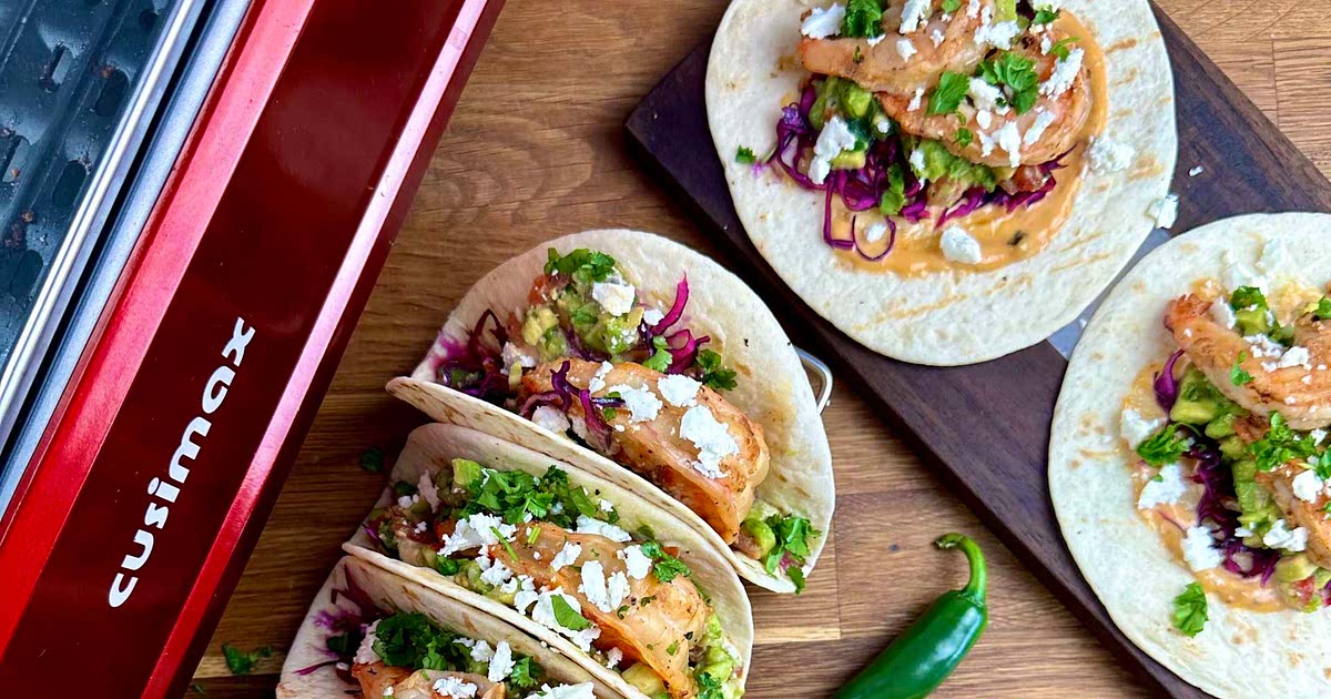 Grilled Shrimp Tacos Recipe - Samsung Food