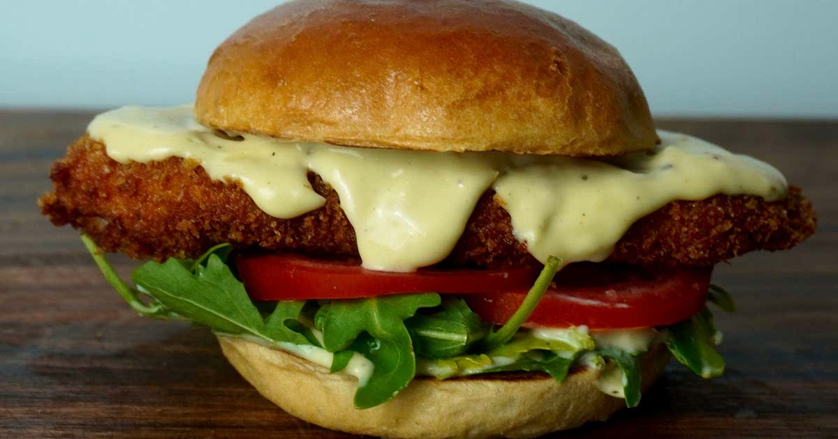 Crispy chicken Parmesan burger Recipe - Samsung Food