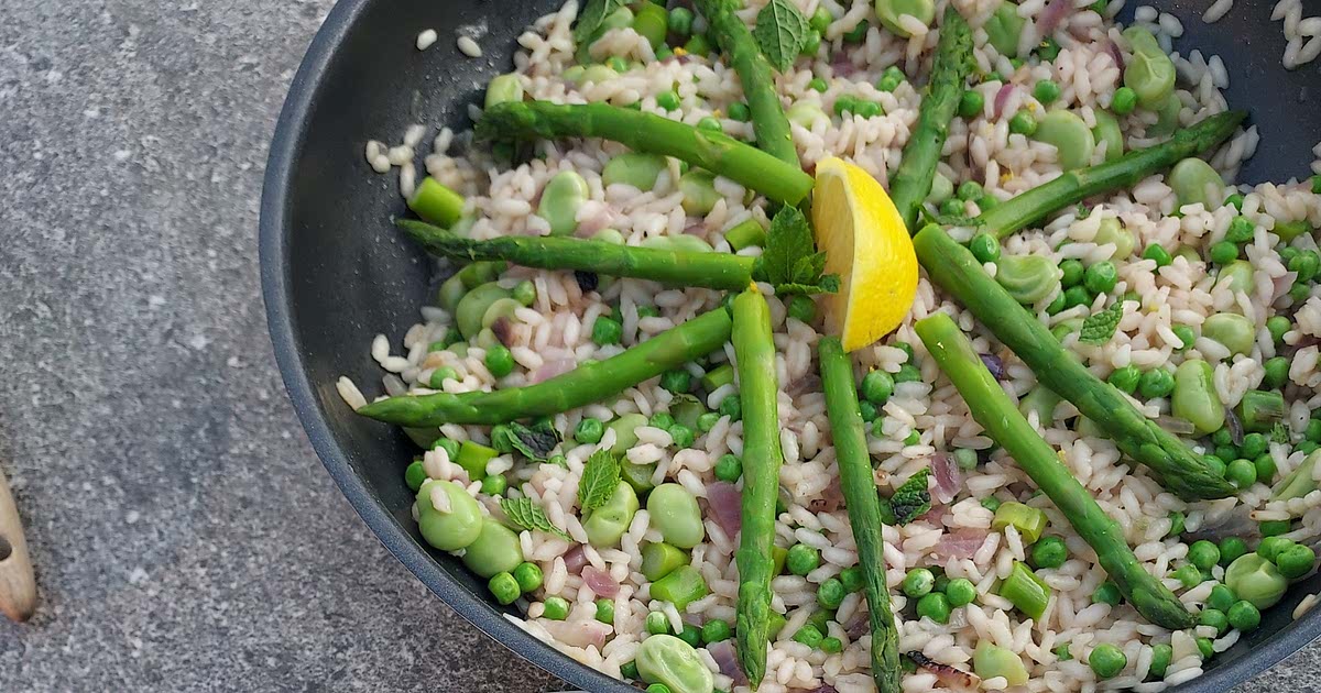 Spring or Summer Risotto Recipe - Samsung Food