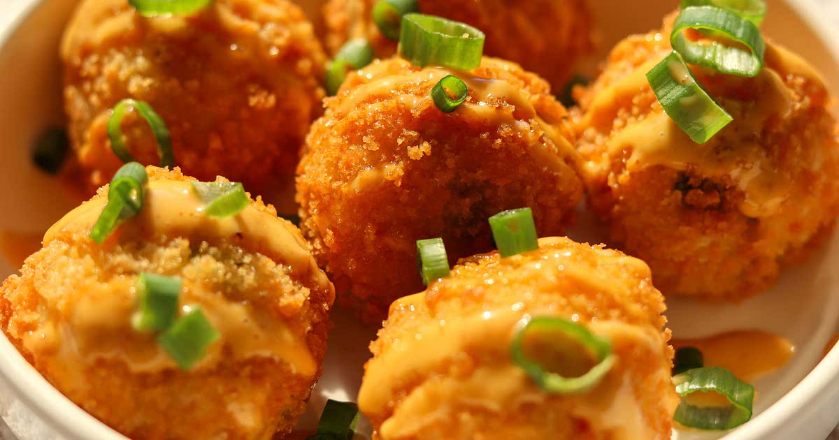 Krab Arancini (inspired by krab rangoons) Recipe — Samsung Food