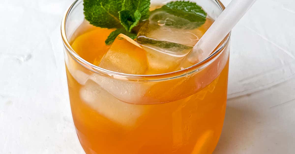 Peach Rooibos Iced tea Recipe — Samsung Food
