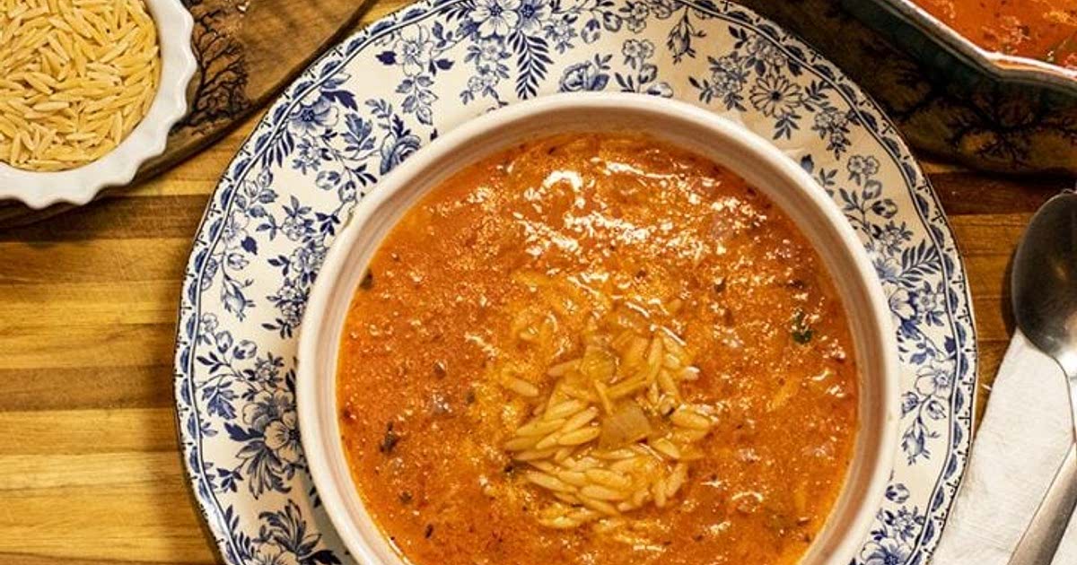 Manestra: Greek Tomato & Orzo Soup Recipe - Samsung Food
