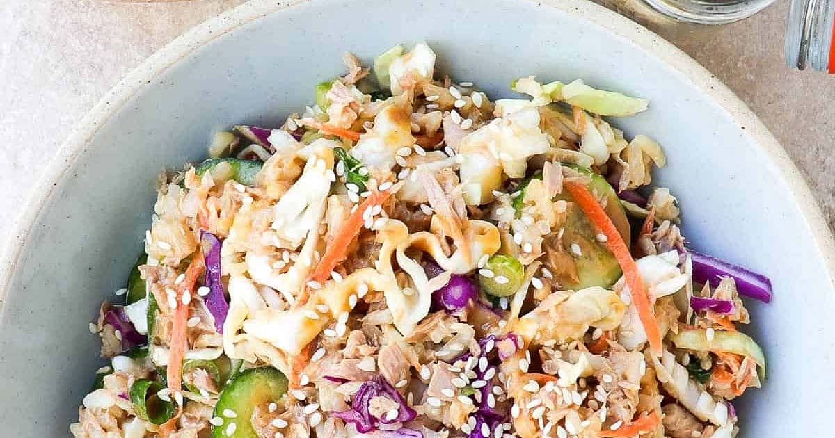 Tuna Cabbage Salad Recipe — Samsung Food
