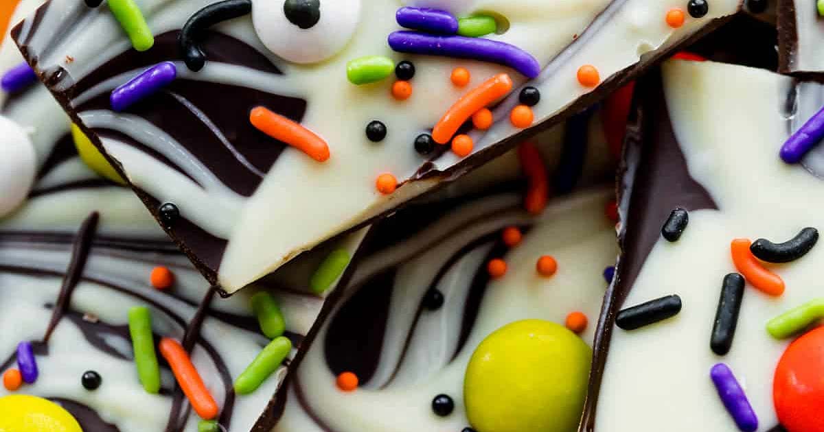 Boo Bark - Halloween Chocolate Bark Recipe - Samsung Food