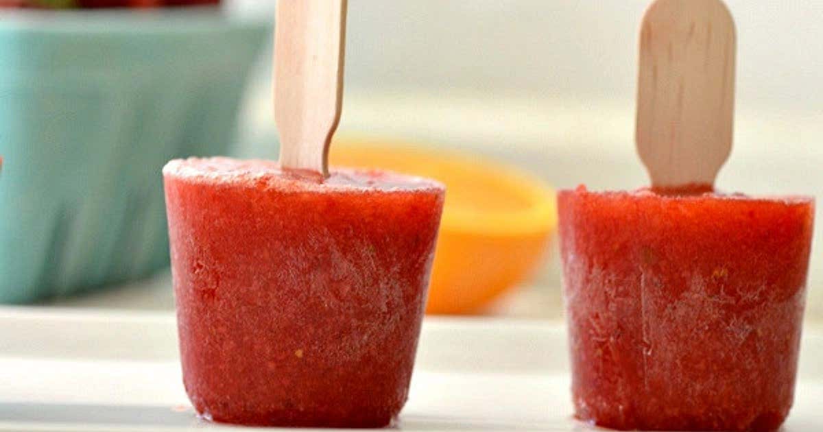 Strawberry orange PAMA pops Recipe - Samsung Food