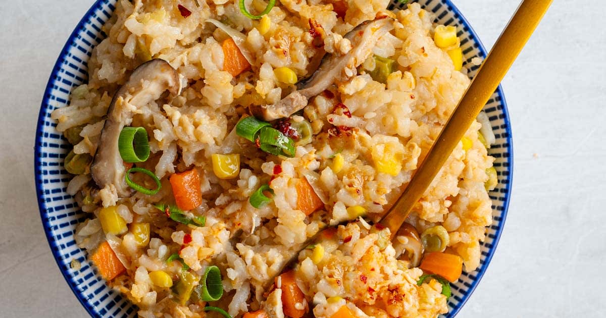 One-Pot Rice Cooker Tofu Fried Rice Recipe - Samsung Food