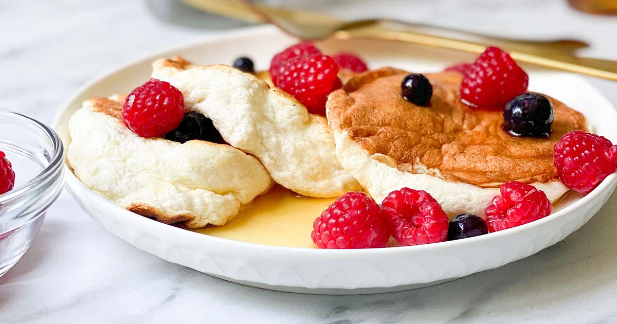 164 Calorie Souffle Pancakes Recipe - Samsung Food