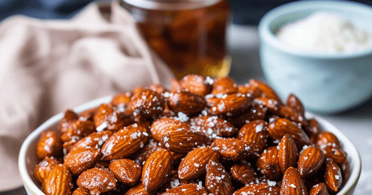 Spicy Roasted Almonds with Honey and Sea Salt — Chompions Recipe ...