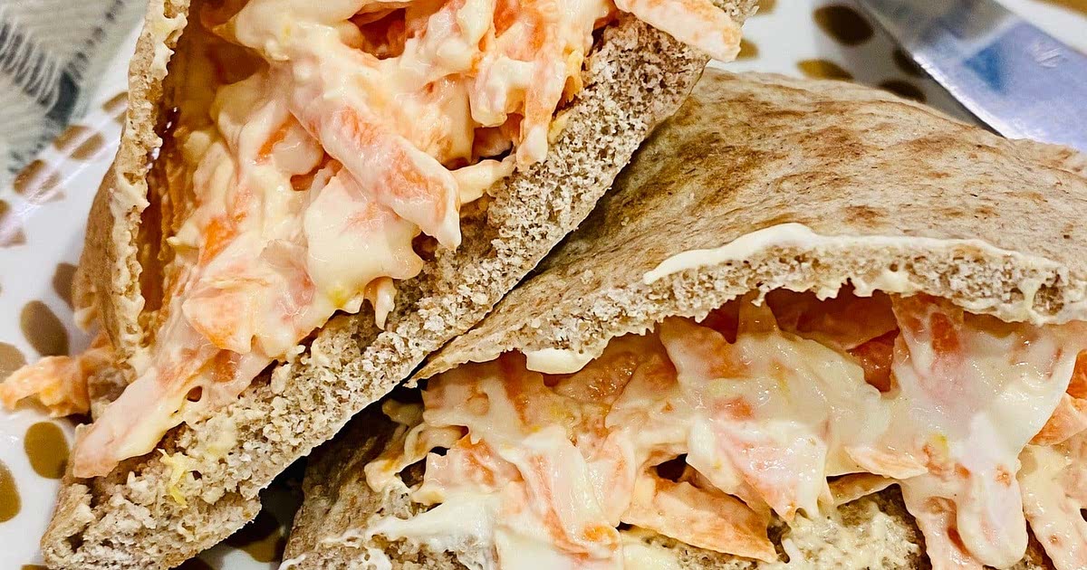 Pitta with Carrot, Lemon & Soft Cheese Recipe - Samsung Food