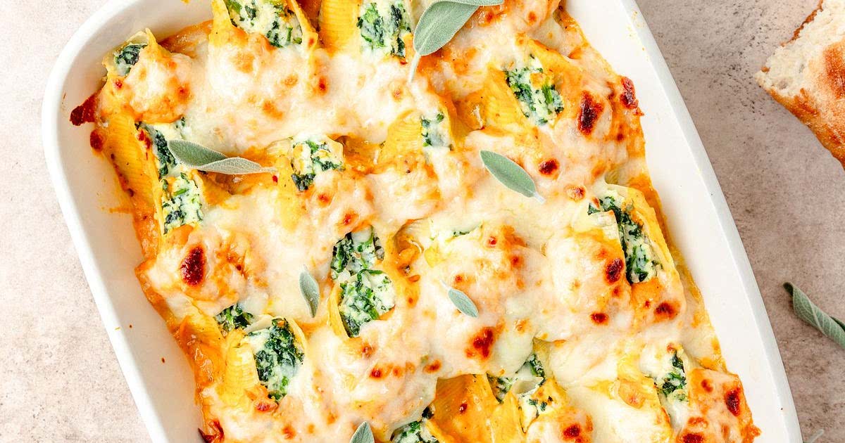 Pumpkin Stuffed Shells Recipe — Samsung Food
