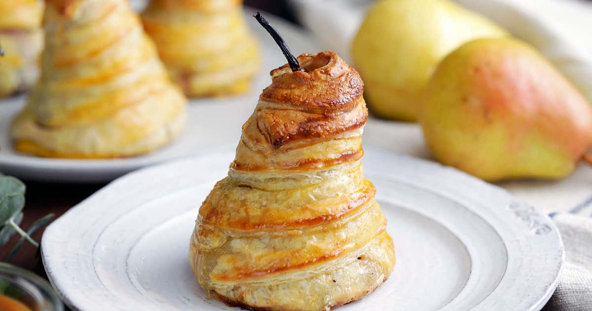 Stuffed Pears in Puff Pastry Recipe | Samsung Food App