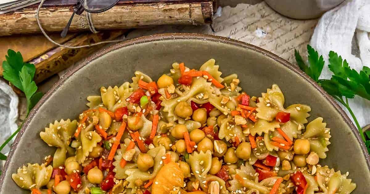 Oil Free Asian Sesame Pasta Salad Recipe — Samsung Food