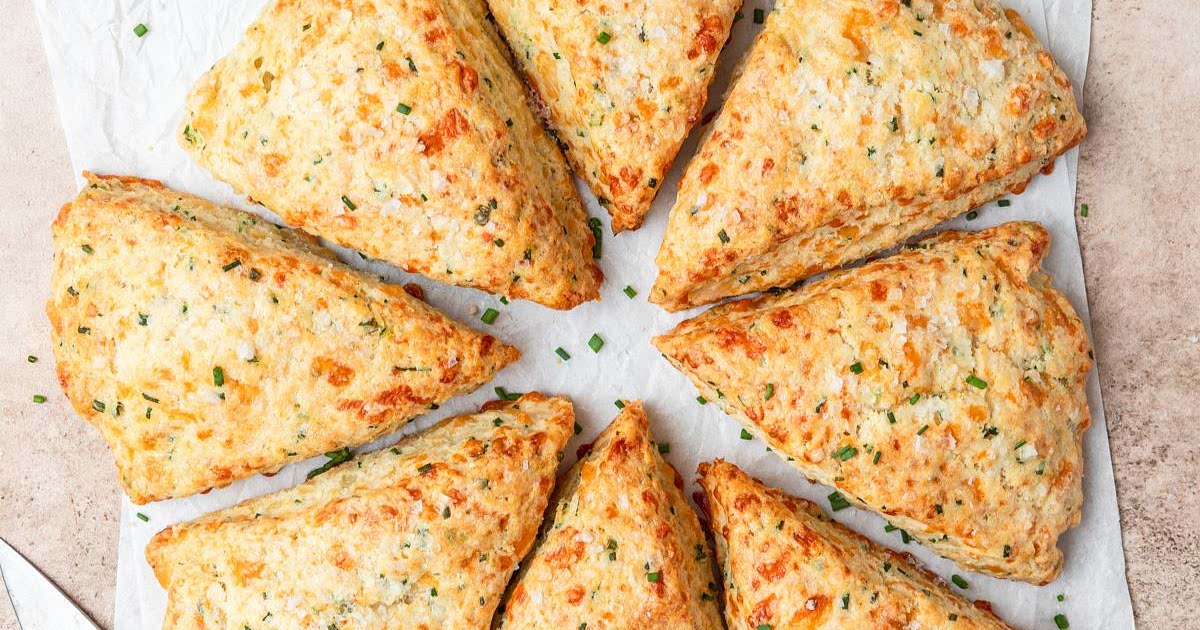 Cheddar Chive Scones Recipe - Samsung Food