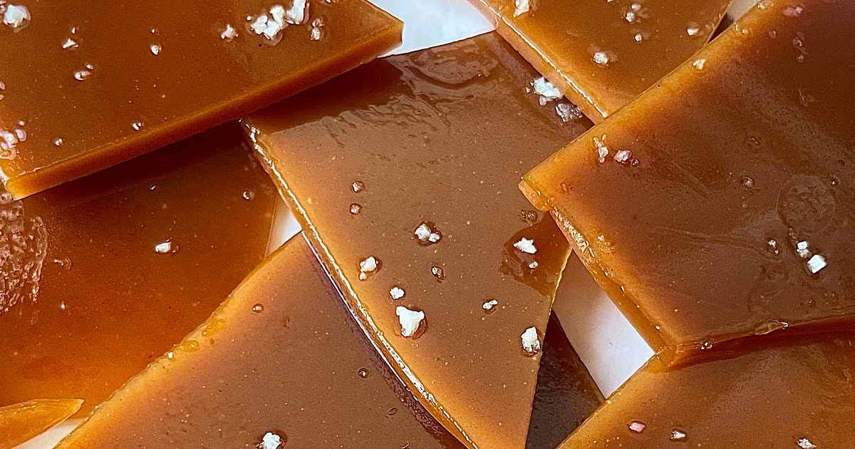 Crunchy Salted Toffee Recipe — Samsung Food