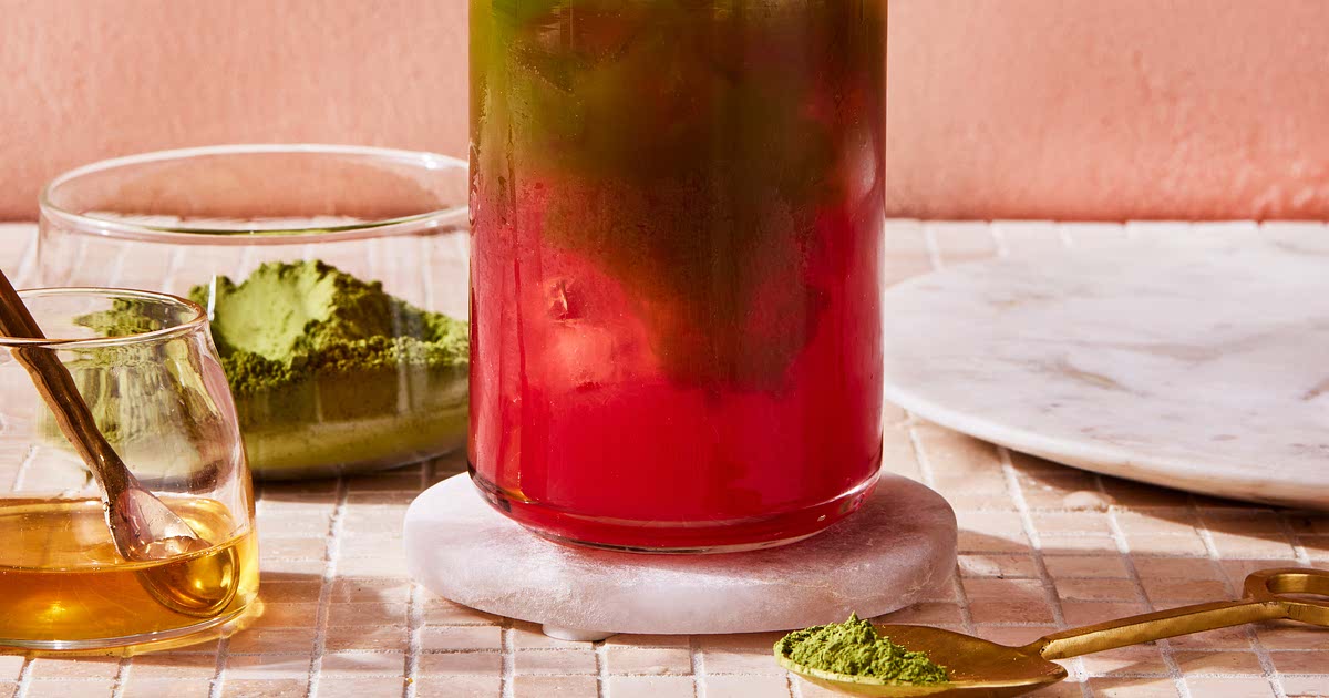 Light & Refreshing Watermelon Matcha Recipe - Samsung Food