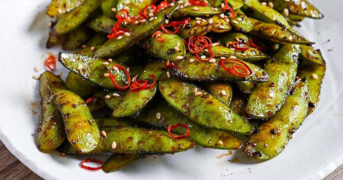 Stir Fried Edamame With Garlic And Oyster Sauce Glaze Recipe — Samsung Food
