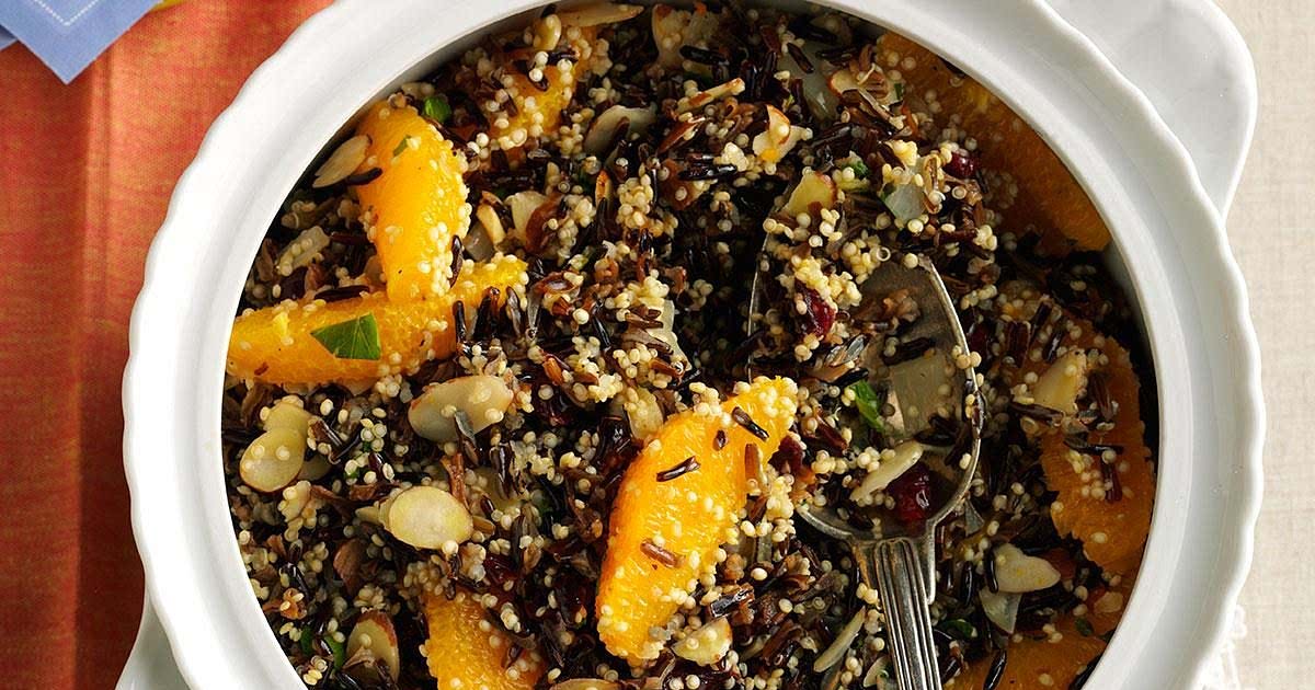 Wild Rice, Quinoa & Cranberry Salad Recipe | Samsung Food App