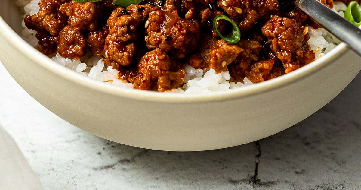 Spicy Korean-Style Ground Turkey Recipe — Samsung Food