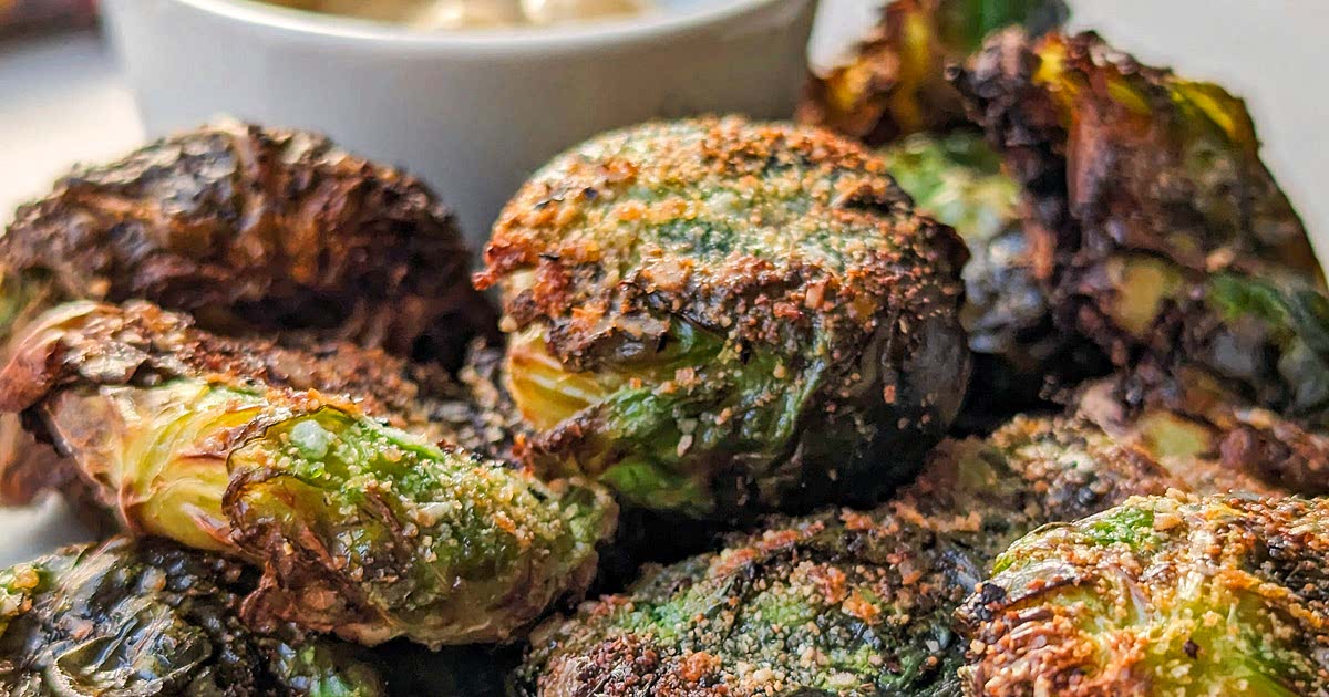 Air Fryer Smashed Brussel Sprouts Recipe Samsung Food