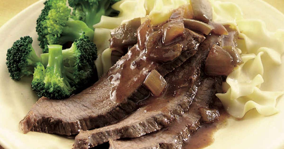 brisket with chunky mustard-bbq sauce Recipe — Samsung Food