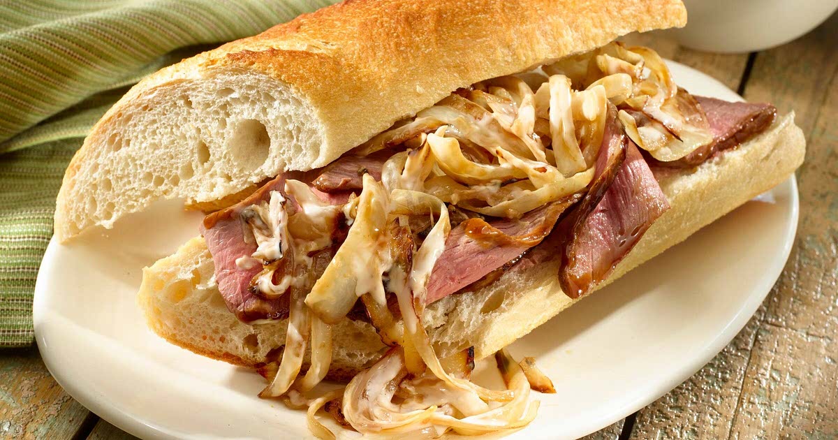 Caramelized Onion and Steak Sandwiches Recipe — Samsung Food