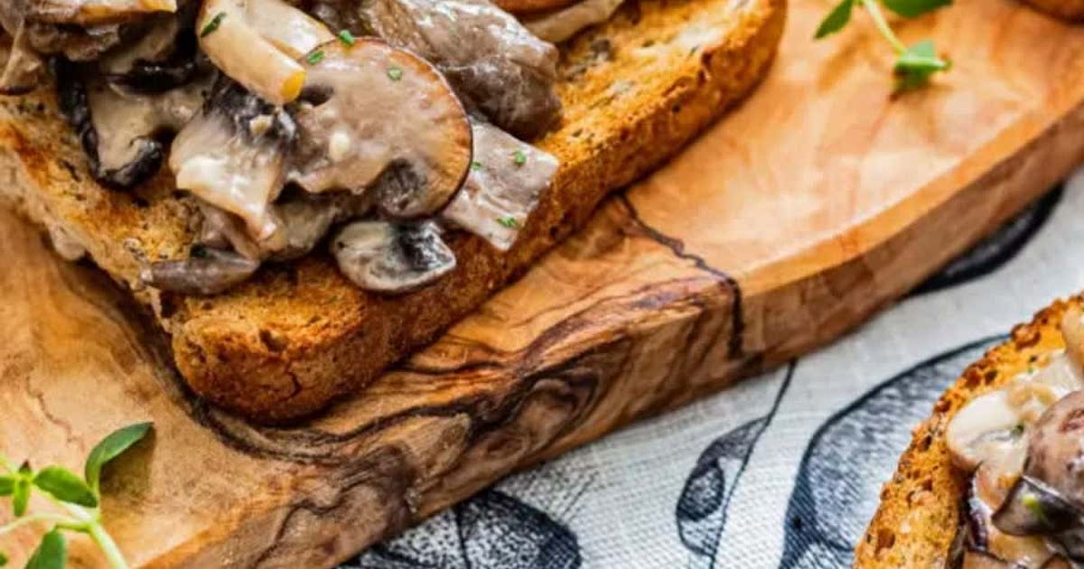 Tostada de setas Recipe — Samsung Food