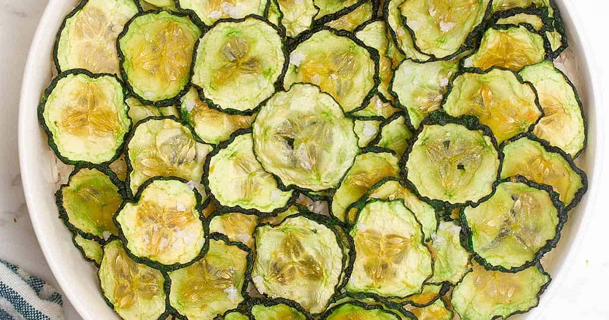 Cucumber Chips - Dehydrated And Baked Recipe - Samsung Food