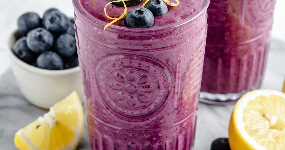 Lemon Blueberry Smoothie Recipe — Samsung Food