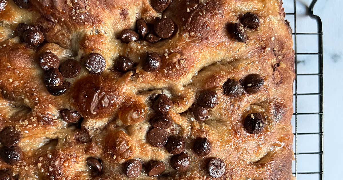 Hot Chocolate Focaccia Recipe — Samsung Food