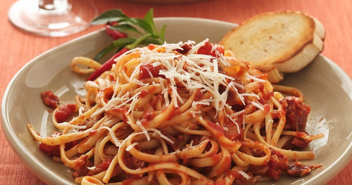 Linguine with Caramelized Onions and Angry Tomato Sauce Recipe ...