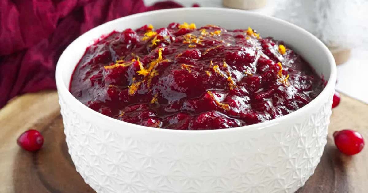 Spiced Cranberry Sauce Recipe - Samsung Food