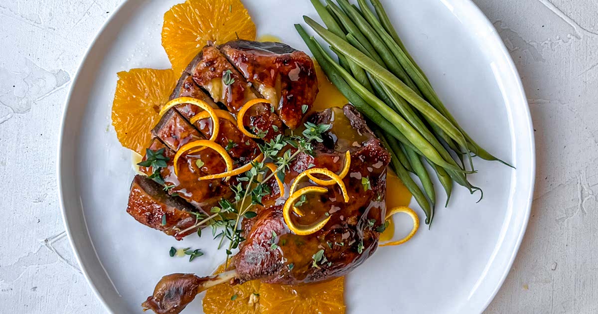 Honey Orange Roasted Duck Recipe - Samsung Food