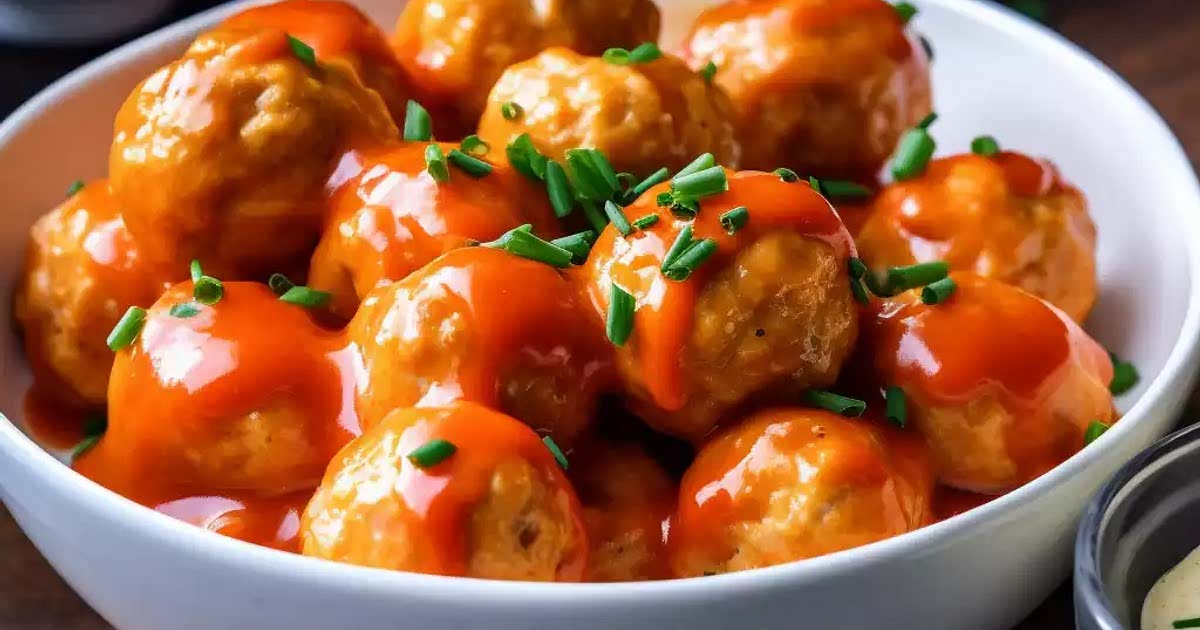 Buffalo Chicken Meatballs Recipe — Samsung Food
