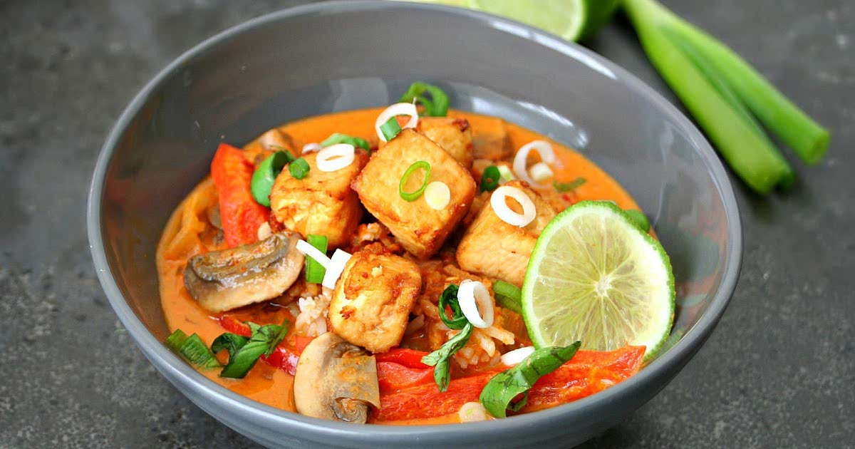 Easy Thai Red Tofu Curry Recipe - Samsung Food