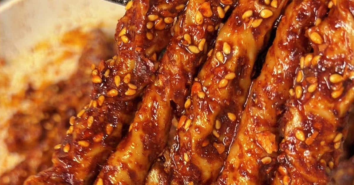 Latiao (Chinese spicy strips snack) Recipe — Samsung Food