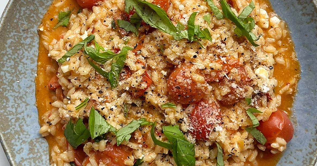 'Nduja Risotto with Chorizo and Cherry Tomatoes Recipe - Samsung Food