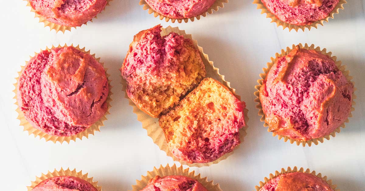 Naturally Pink Beet Muffins (with tahini) Recipe - Samsung Food