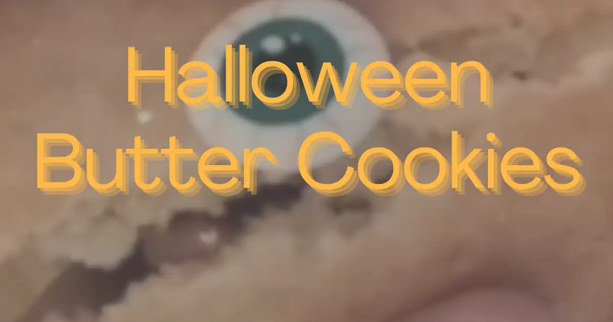 Halloween Butter Cookies Recipe | Samsung Food App