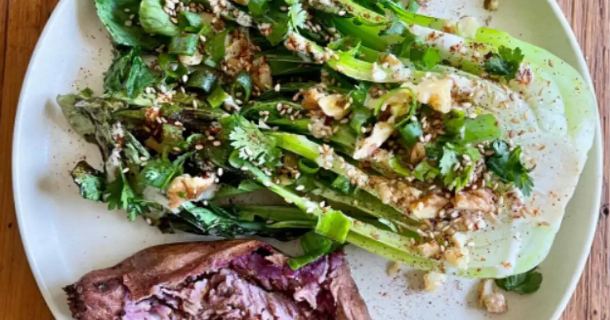 Roasted Bok Choy + Sweet Potato - Bryan Johnson's Blueprint Recipe ...