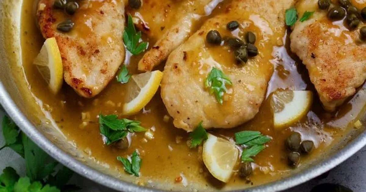 Lemon and Caper Chicken Piccata Recipe | Samsung Food App