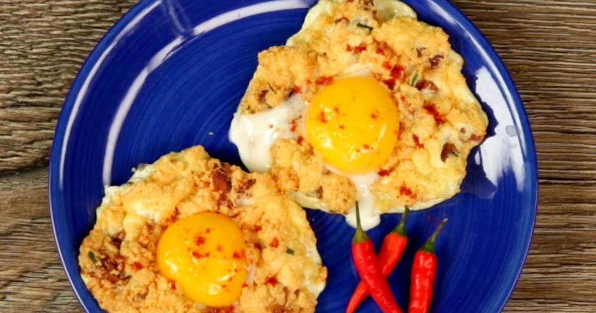 Baked Egg Fritters Recipe - Samsung Food