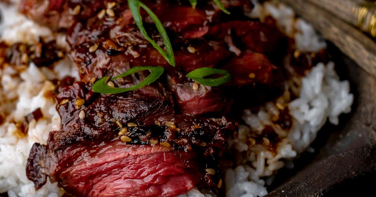 Grilled Elk Steak with Asian Marinade Recipe — Samsung Food
