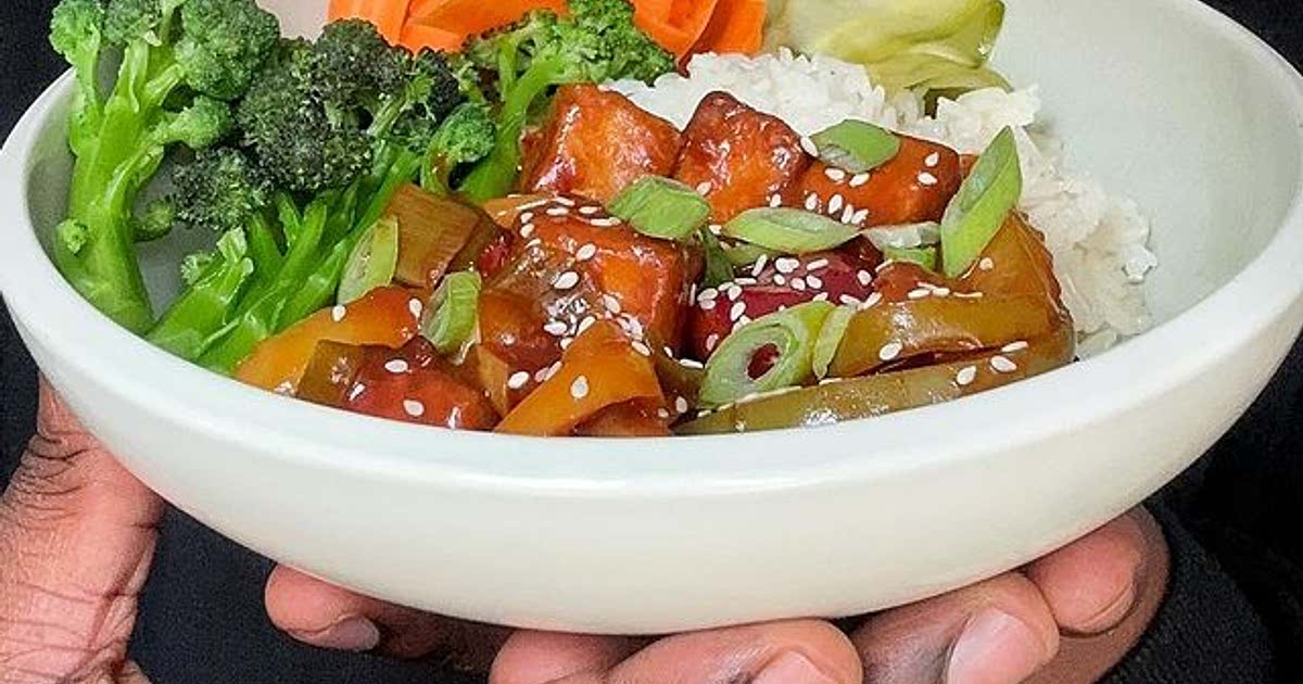 STICKY PLUM TOFU Recipe — Samsung Food