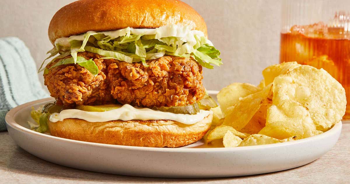Homemade Fried Chicken Sandwich Recipe — Samsung Food
